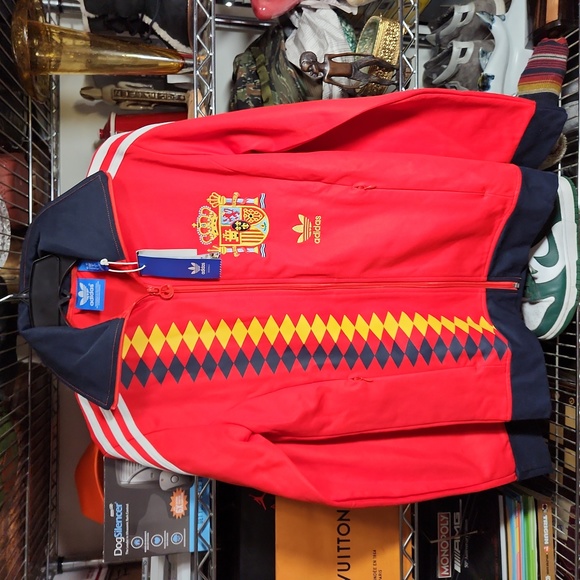 adidas | Jackets & Coats | Adidas Spain Soccer Team Jacket Brand New ...